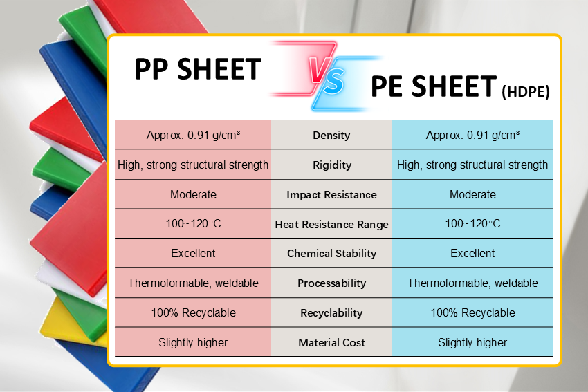 Difference between PP sheet and PE sheet: Performance Comparison and Selection Guide - Zinland ...